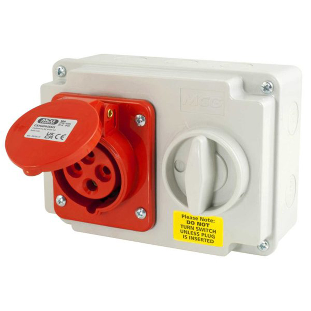Industrial Interlocking Switch & Socket Box 380V 4X32A Price BD ...