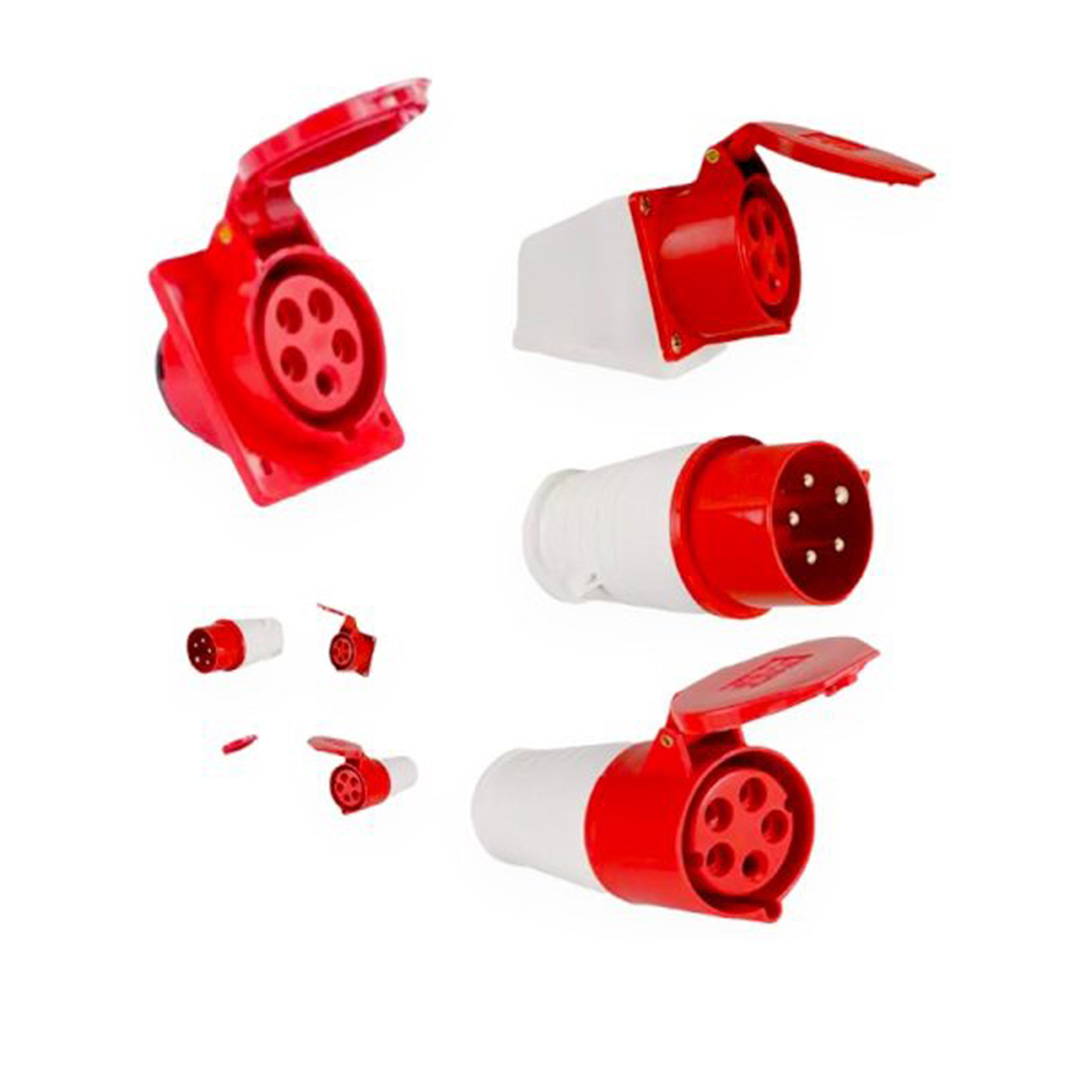 Weatherproof Male Female Plug & Socket 5x32A Set - Safestallbd